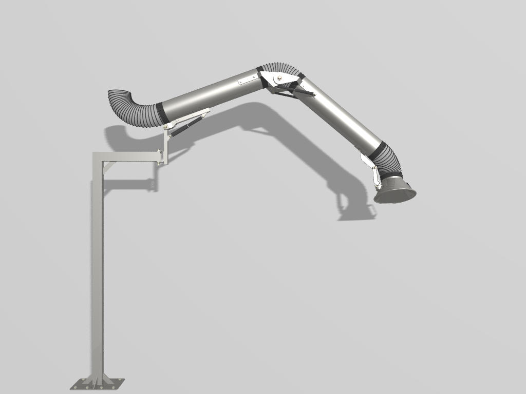 ABSAtec | Edelstahl-Absaugarm mit Standfuß